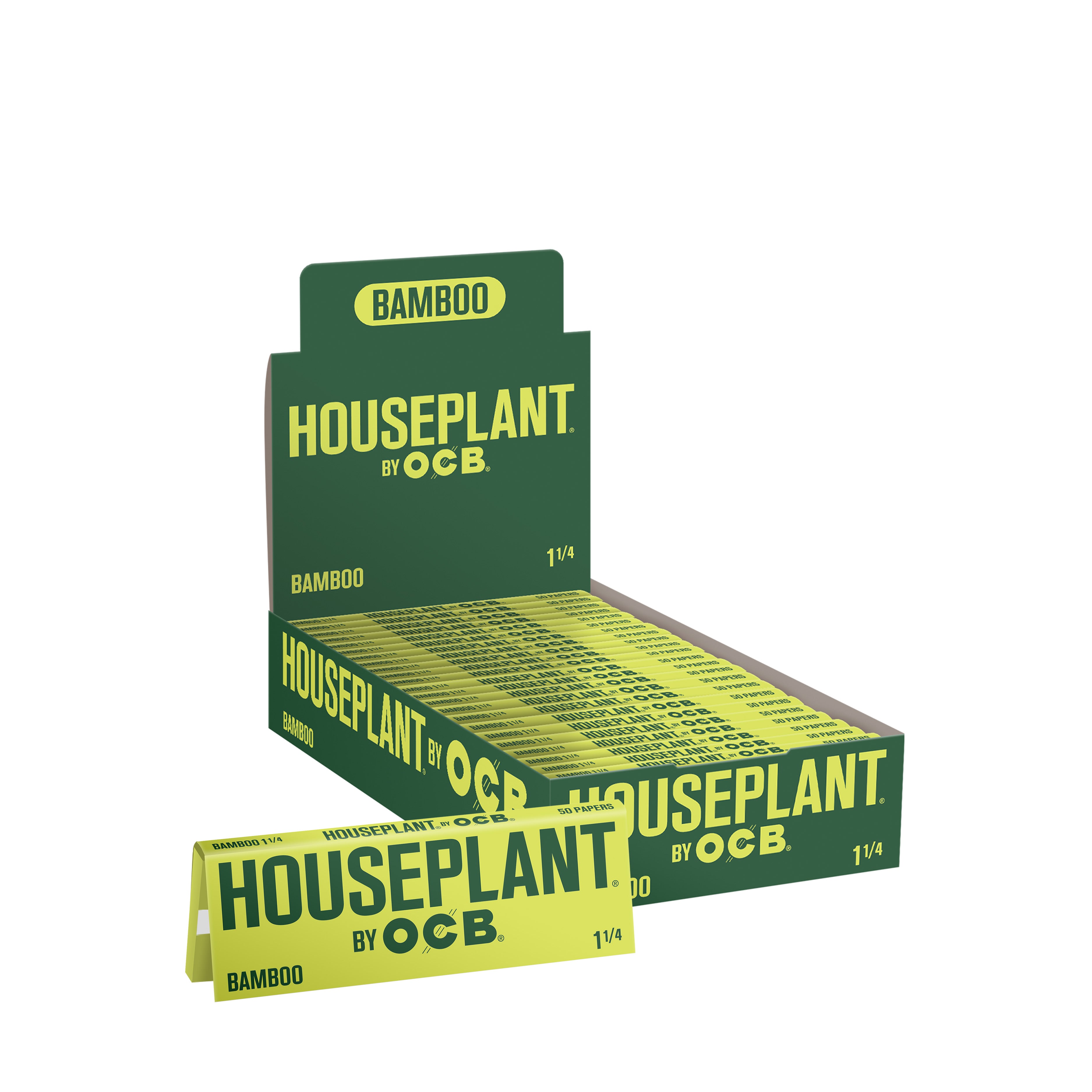 Houseplant® by OCB® Bamboo 1 1/4 Rolling Papers – OCB Retailer Deals
